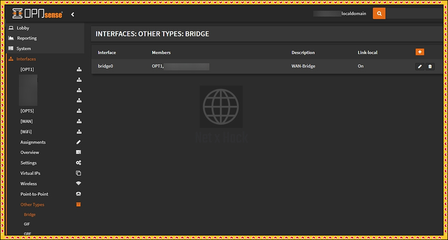 OPNsense 설치 및 인터넷 연결(WAN,LAN,Bridge)